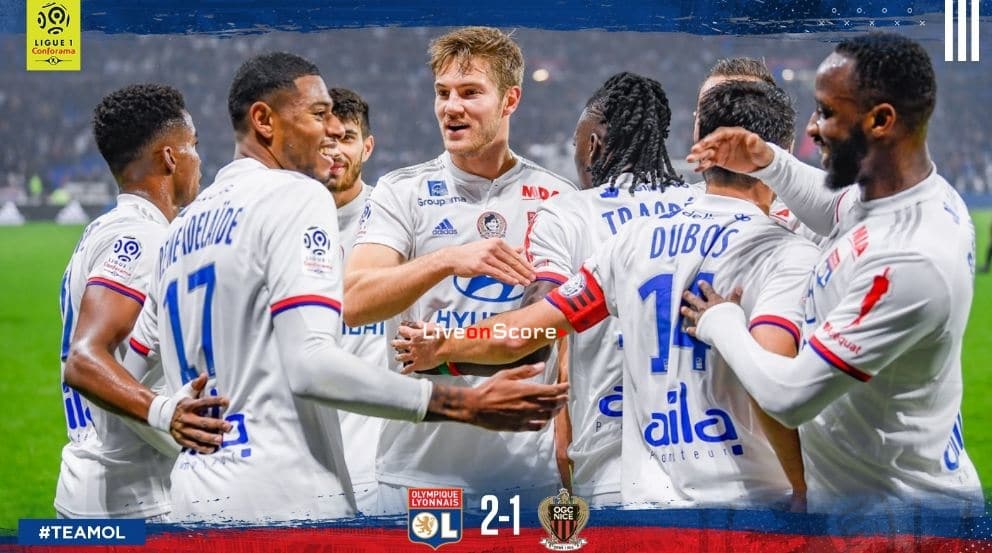 Lyon 2-1 Nice Full Highlight Video – France Ligue 1